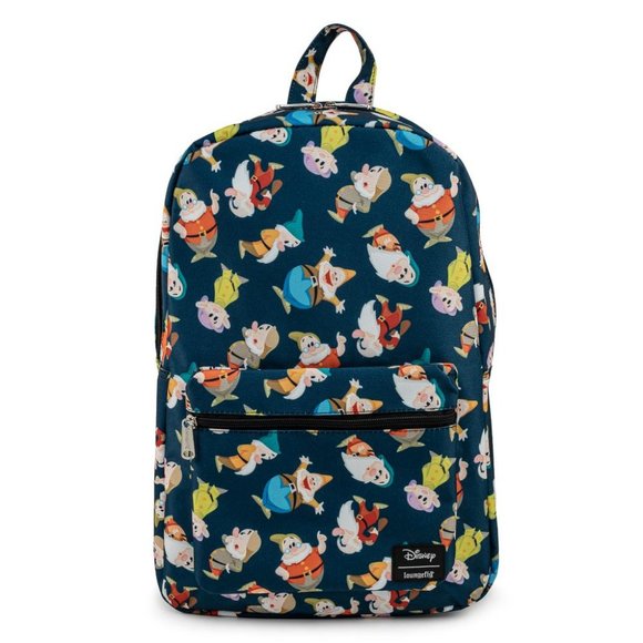 Disney | Bags | Disney Snow White Seven Dwarfs Nylon Backpack New ...